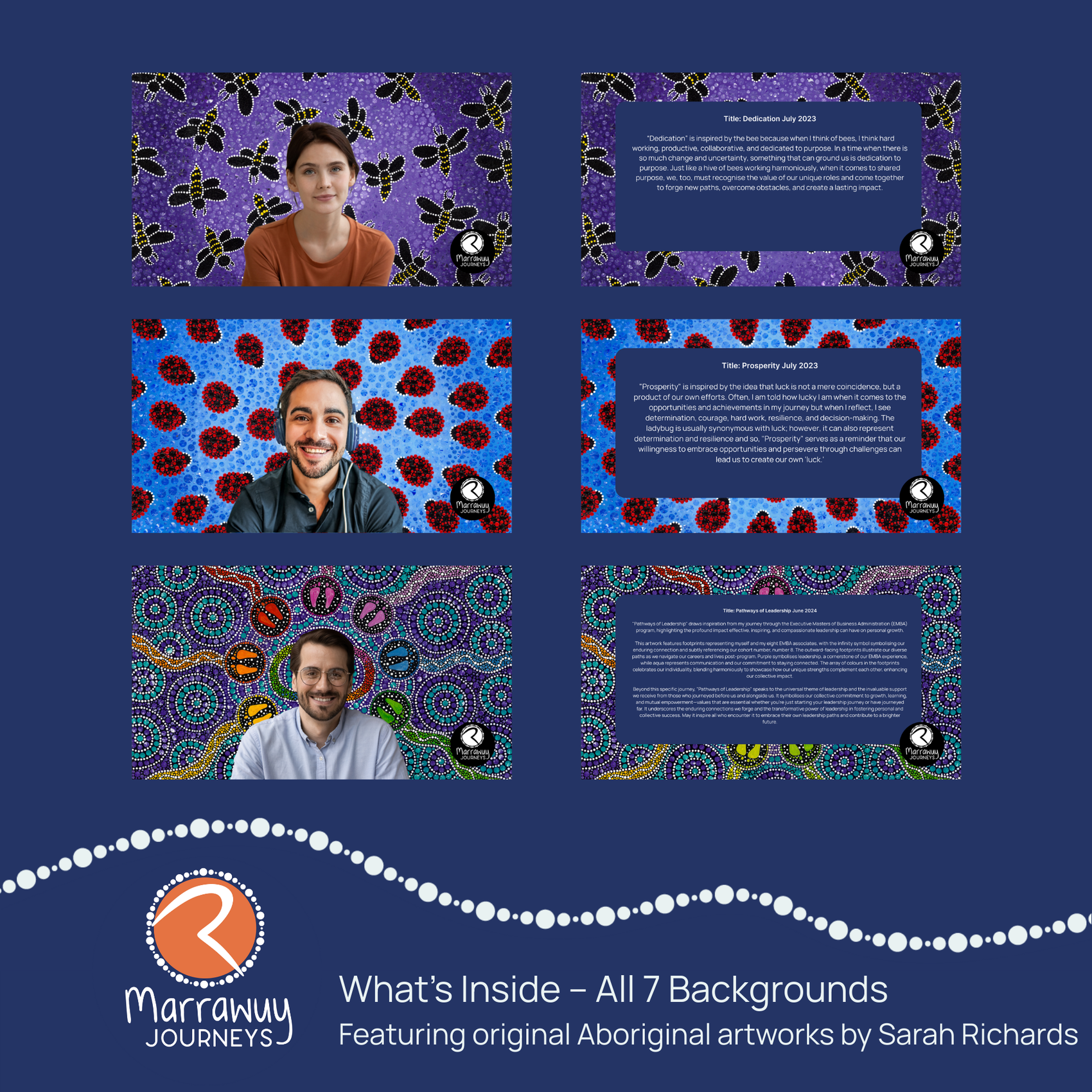 Lead with Strength – Virtual Background Set